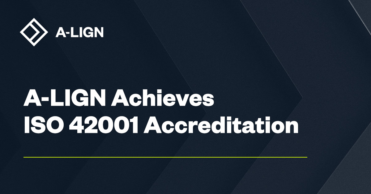 A-LIGN Achieves ISO 42001 Accreditation