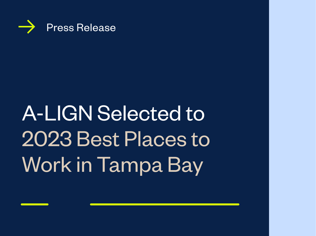 A-LIGN Named to TBBJ Best Place to Work Honoree List
